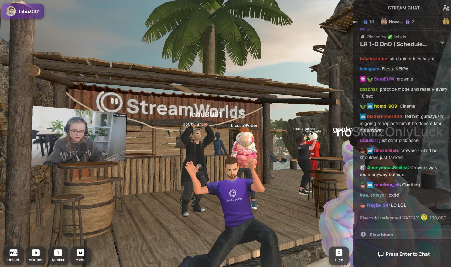StreamWorlds - Bring your Twitch to Life